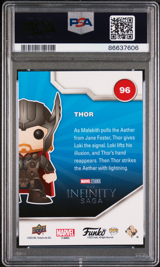 2023 UPPER DECK FUNKO POP MARVEL THOR #96 PSA 10 | 7 Bucks a Pop