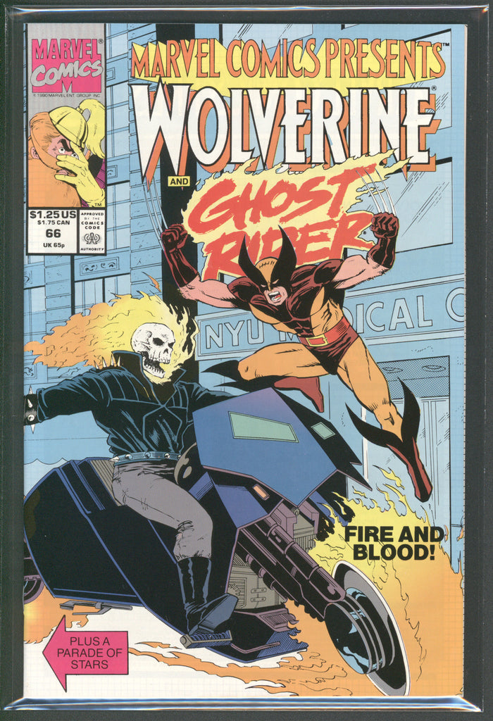 7BAP Uncirculated - Marvel Comics Presents #66 Wolverine & Ghost Rider ...