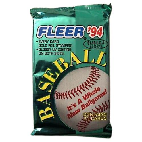 1994 Fleer Baseball Cards Unopened Pack | 7 Bucks a Pop