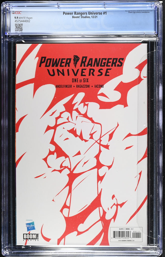 Power Rangers Universe #1 (12/21) Graded CGC 9.9 | 7 Bucks a Pop