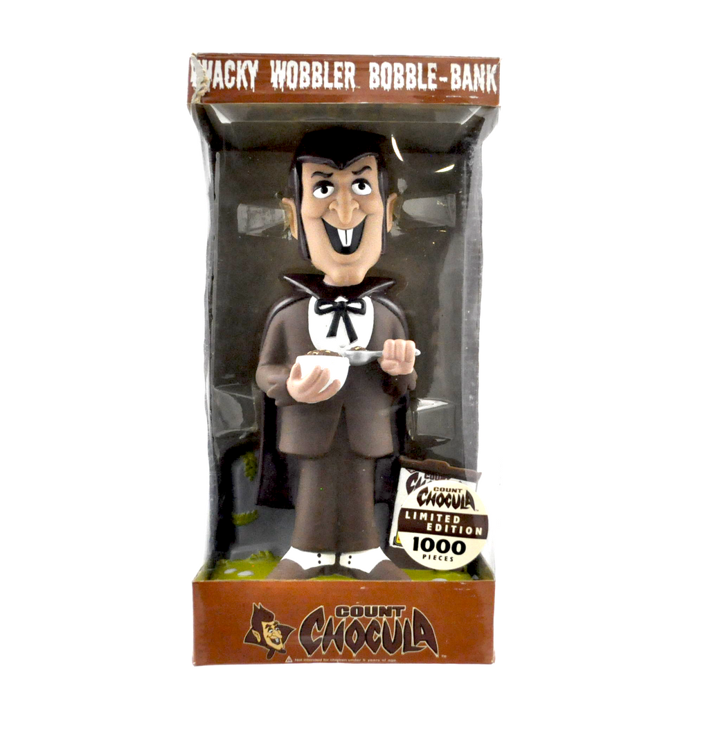 Wacky Wobbler Coin Bank - Count Chocula (13-Inch) - Limited Edition/10 – 7 Bucks a Pop