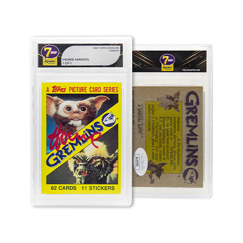 Signature Series Howie Mandel Signed Card - Gremlins – 7 Bucks a Pop