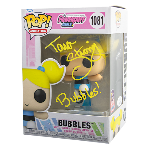 Signature Series Tara Strong Signed Pop - Bubbles (Powerpuff Girls) – 7 ...