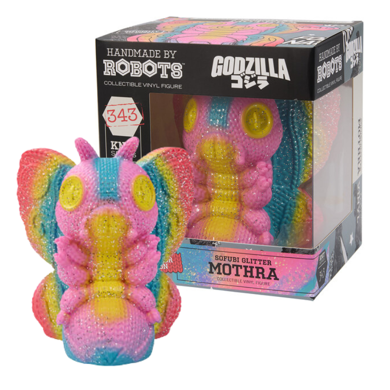 Handmade By Robots Vinyl - Mothra (Sofubi Glitter, Godzilla) 343 – 7 ...