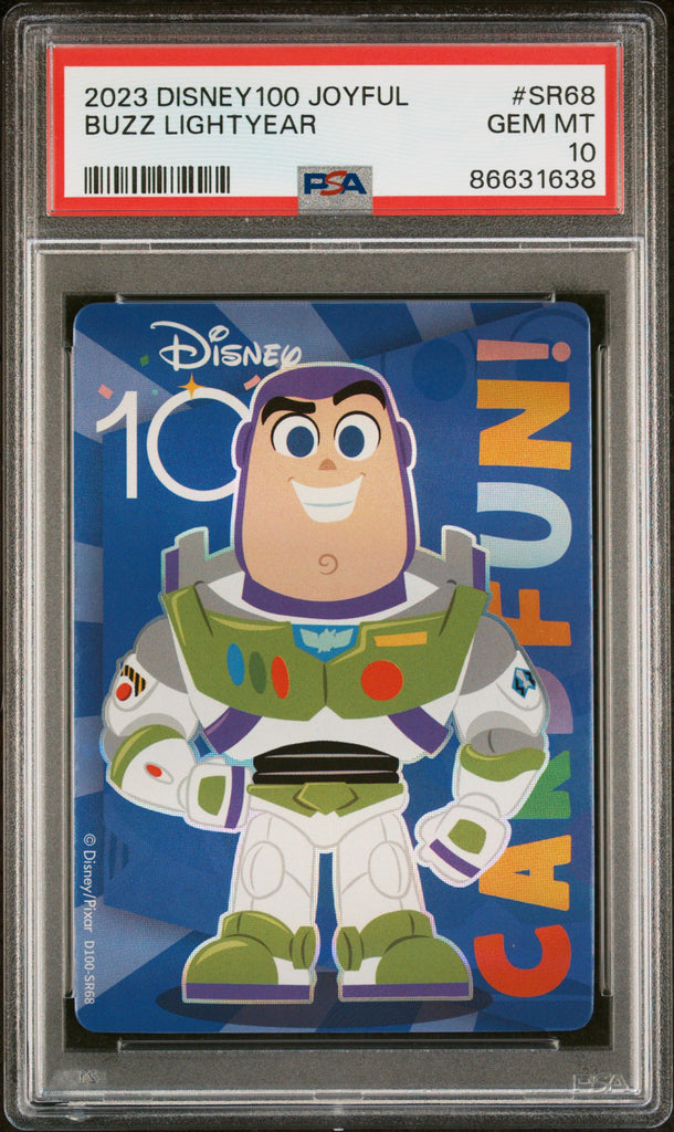 2023 CARD FUN DISNEY 100 JOYFUL BUZZ LIGHTYEAR SR68 PSA 10 | 7 Bucks a Pop
