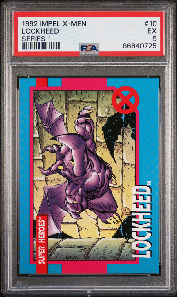 1992 IMPEL X-MEN SERIES 1 LOCKHEED SERIES 1 #10 - PSA 5 | 7 Bucks a Pop