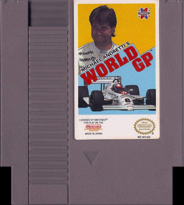 Loose NES Cart - Michael Andretti's World GP | 7 Bucks a Pop