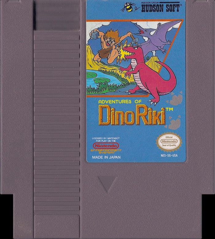 Loose NES Cart - Adventures of Dino Riki | 7 Bucks a Pop