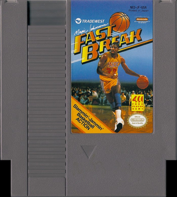 Loose NES Cart - Magic Johnson's Fast Break | 7 Bucks a Pop