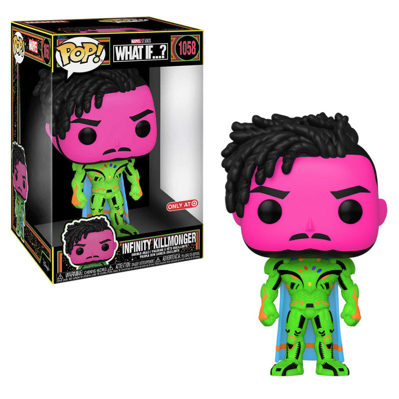 Funko Pop! Infinity Killmonger 10-Inch, Blacklight, What If...? 1058 ...