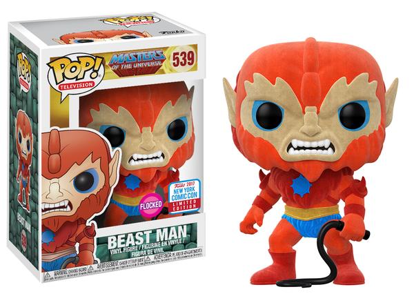 Beast Man (Flocked, Masters of the Universe) 539 - 2017 NYCC Exclusive ...