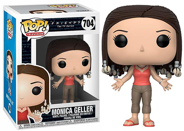 Funko Pop! Monica Geller Braids, Friends 704 Vinyl Figure in PopShield ...